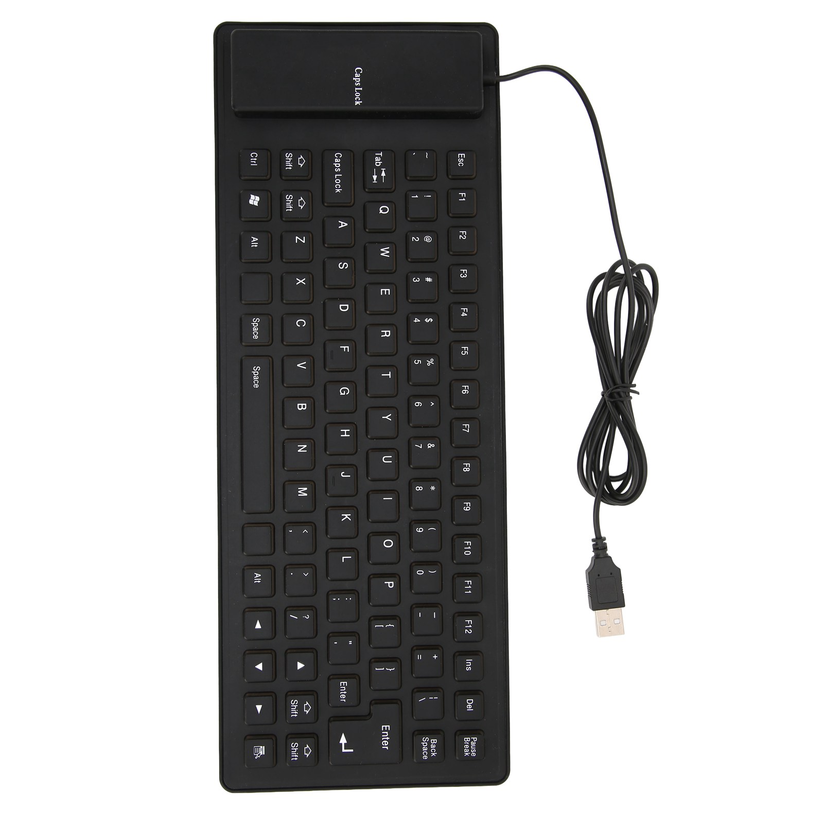 Foldable Silicone Keyboard 85 Keys Foldable Design Silent Wired ...