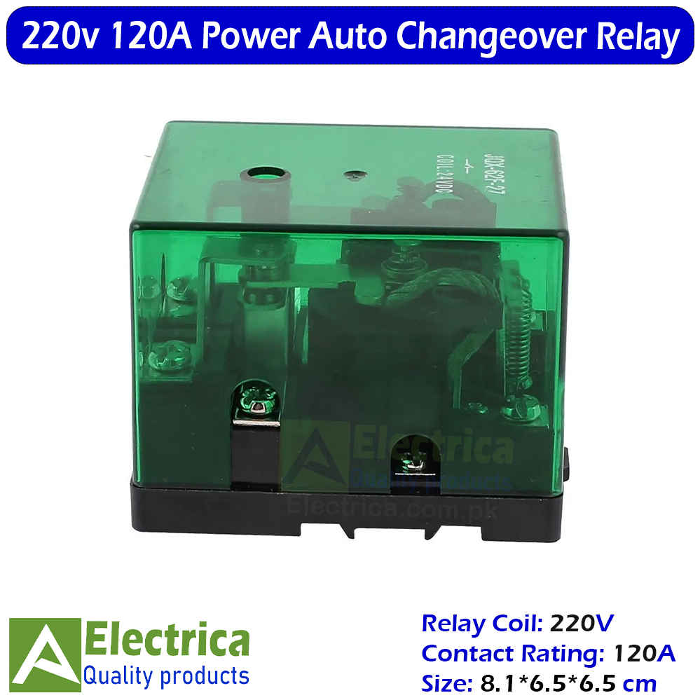 JQX-62F-2Z 120A 220V AC Pure Copper Power Relay for Heavy-Duty ...