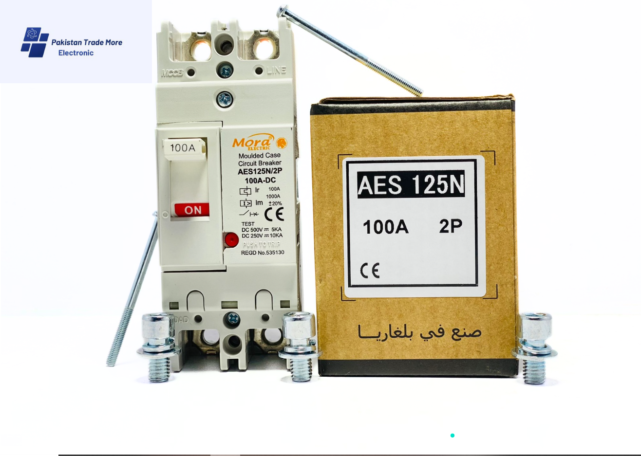 DC MCCB Breaker 125A 2-Pole DC Breaker, Battery Breaker, Solar Panels ...