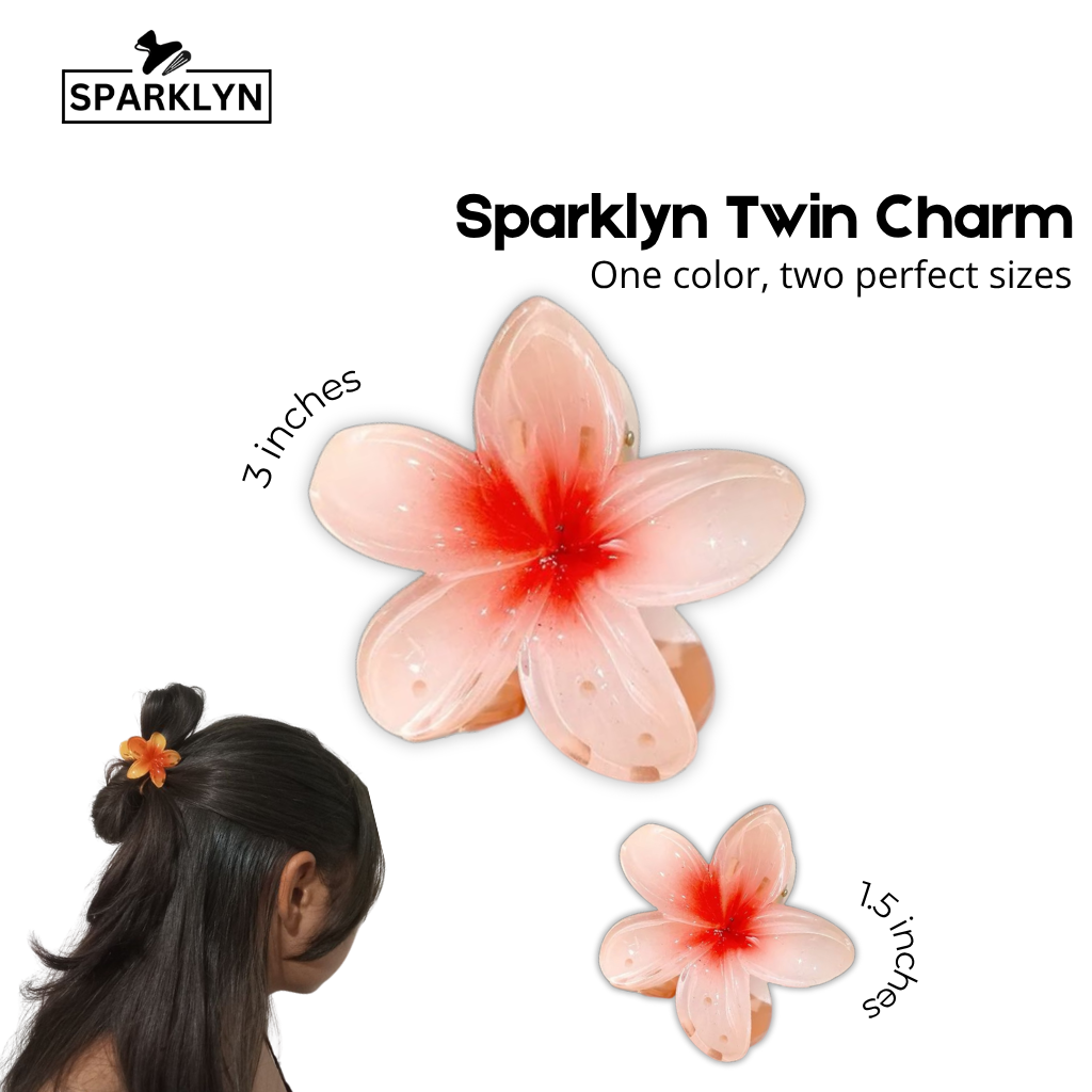 paack of 2 Flower Claw Clip Set – Flowerclaw Clip Aesthetic, Flower ...