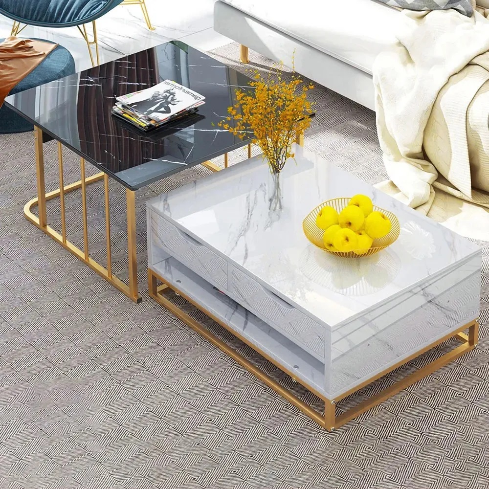 Center Table / Centre Table / Coffee Table / Cocktail Table / Double ...