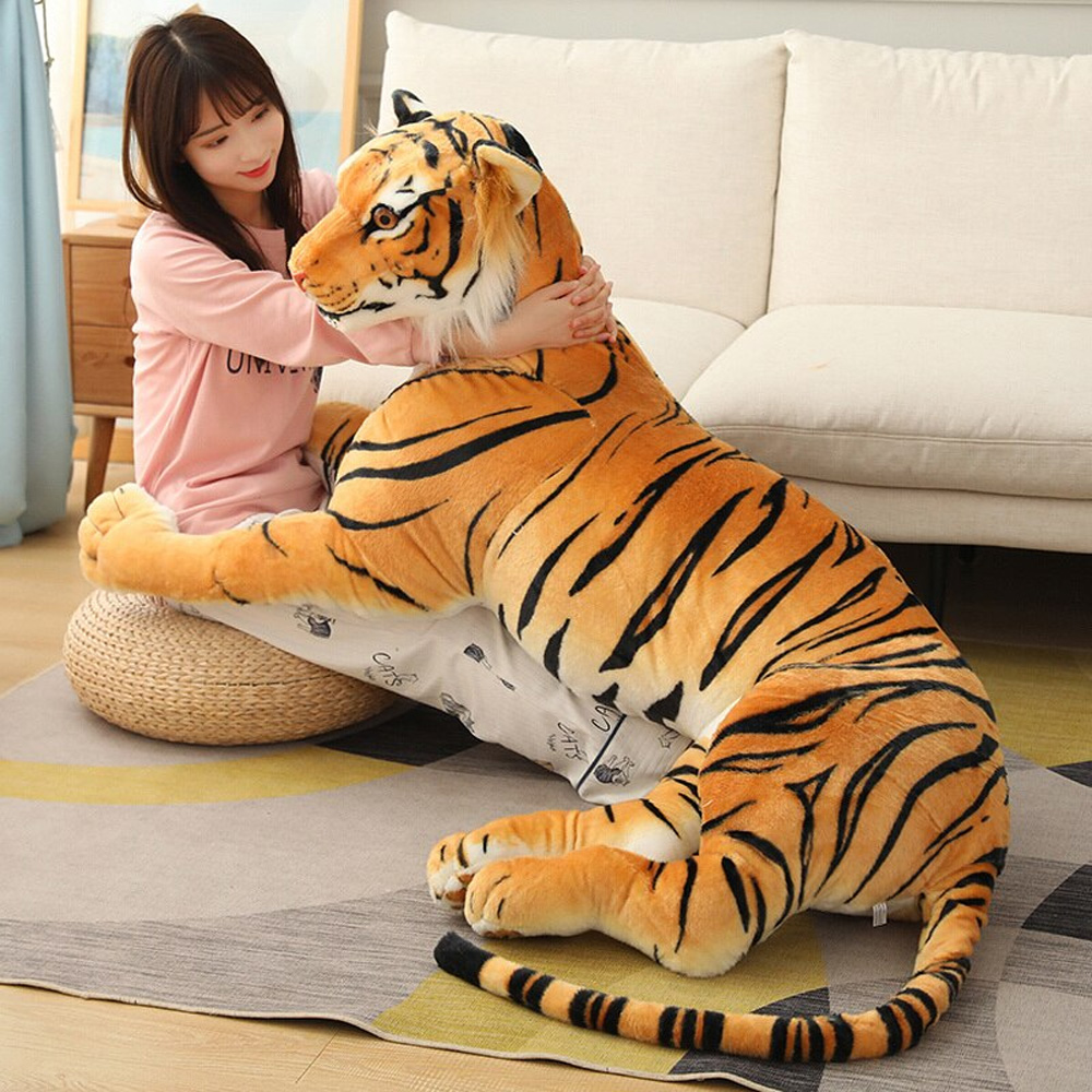 GIANT TIGER STUFFED TOY BABY LOVELY BIG SIZE TIGER PLUSH DOLL SOFT PILLOW | Daraz.pk