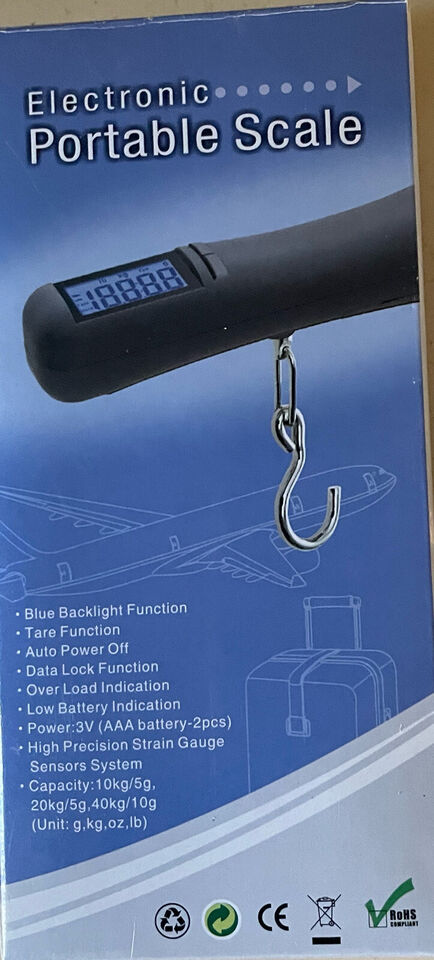 High Quality Portable Digital Electronic Handheld 40kg Travel hanging ...