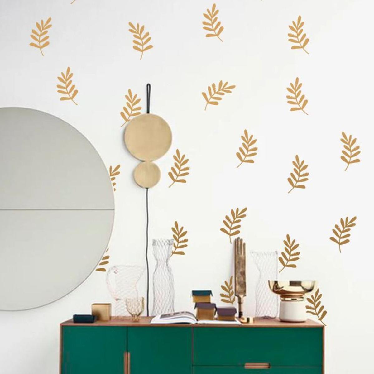 WallsArtstore Leaves wall decals, Leaves stickers, Autumn wall decals ...