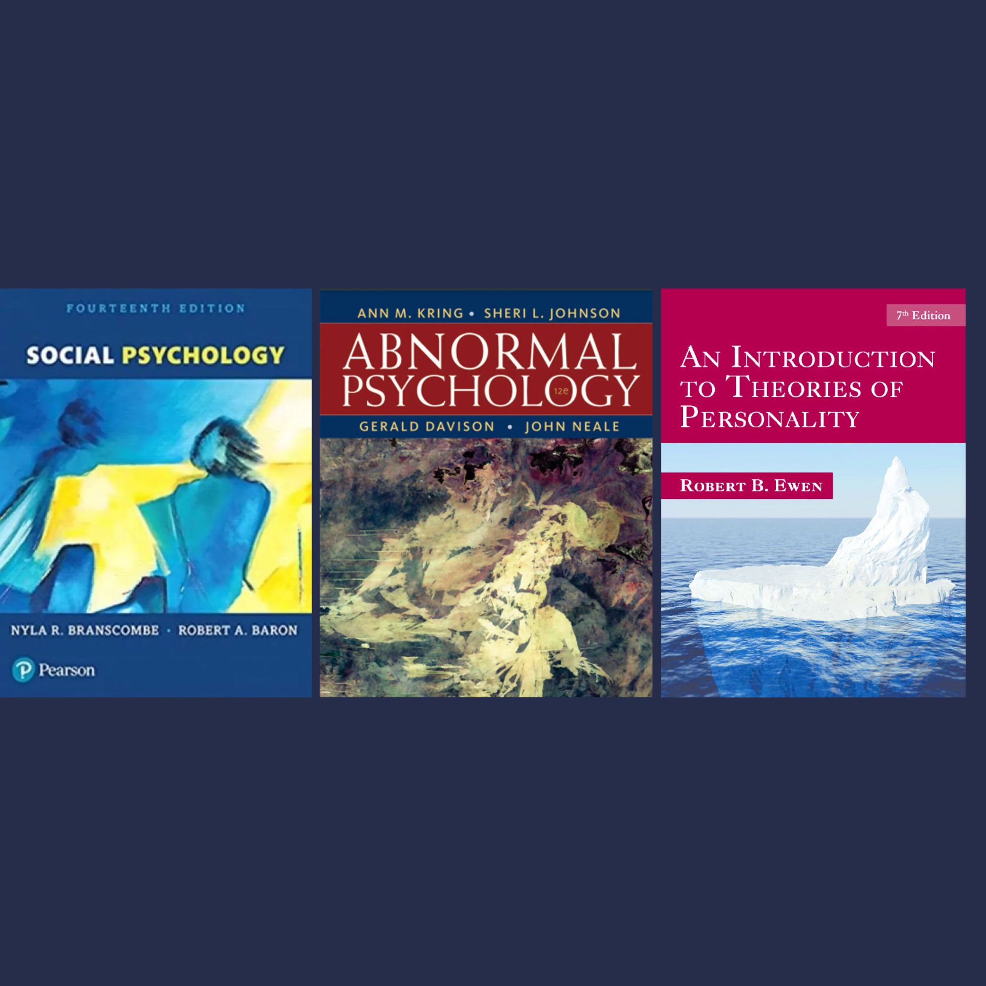 Best Educational Combo Books 1 Abnormal Psychology, 12th Edition 2 An ...