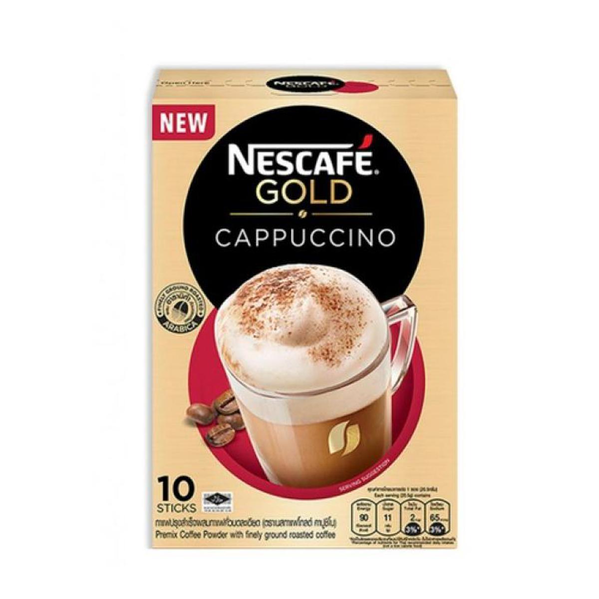 Nescafe Gold Coffee Cappuccino (𝐢𝐦𝐩𝐨𝐫𝐭𝐞𝐝 & 𝐨𝐫𝐢𝐠𝐧𝐚𝐥) | Daraz.pk