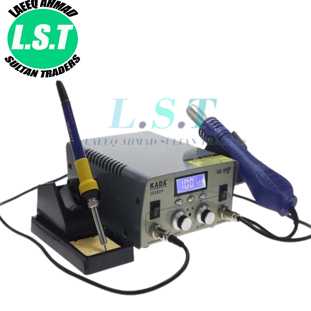 KADA 2018D+Heat Gun Soldering iron SMD Rework 2in1 Station | Daraz.pk