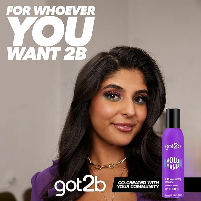 Volumania 24h Volumising Mousse 250 ml, Hair Styling Mousse, Boosting ...