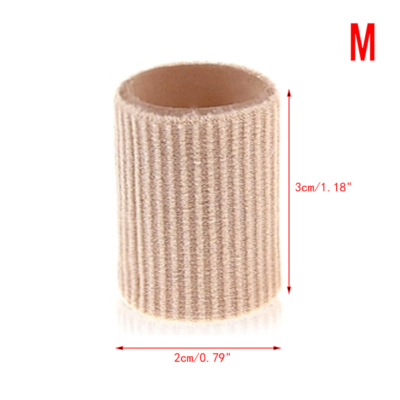 New Fabric Gel Tube Bandage Finger Toe Protector Foot Feet Pain Relief ...