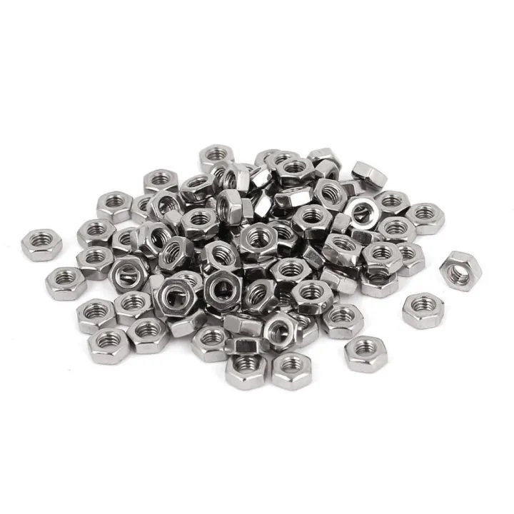 500pcs Metric M3 Nuts Hex Style – Digilog.pk