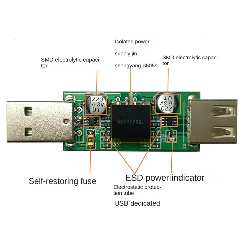 ADUM3160 USB Isolator Module USB to USB Voltage Isolator Module | Daraz.pk