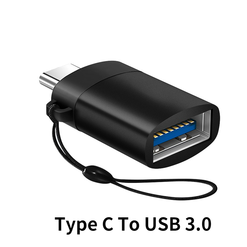 Type C To USB 3.0 OTG Adapter USB C Male To USB Female Converter For Macbook Air Pro Samsung S21 ...