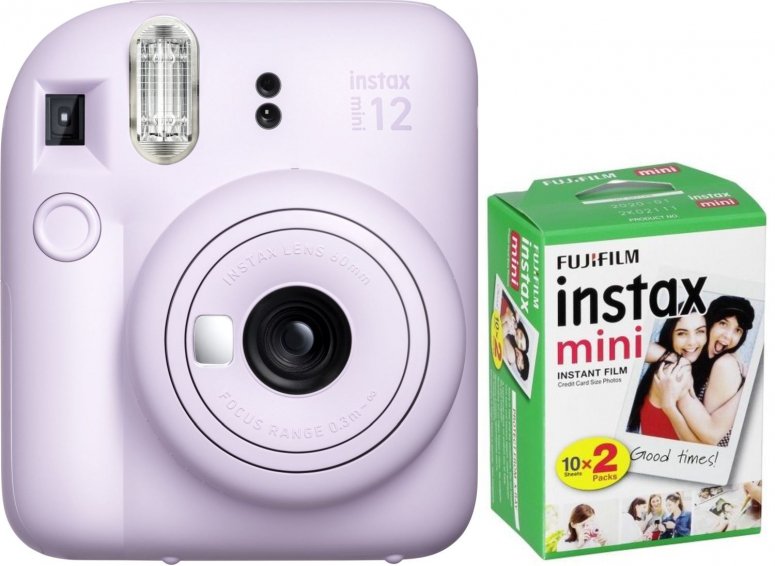 Fujifilm INSTAX Mini 12 Instant Flim Camera with x20 Films | Daraz.pk