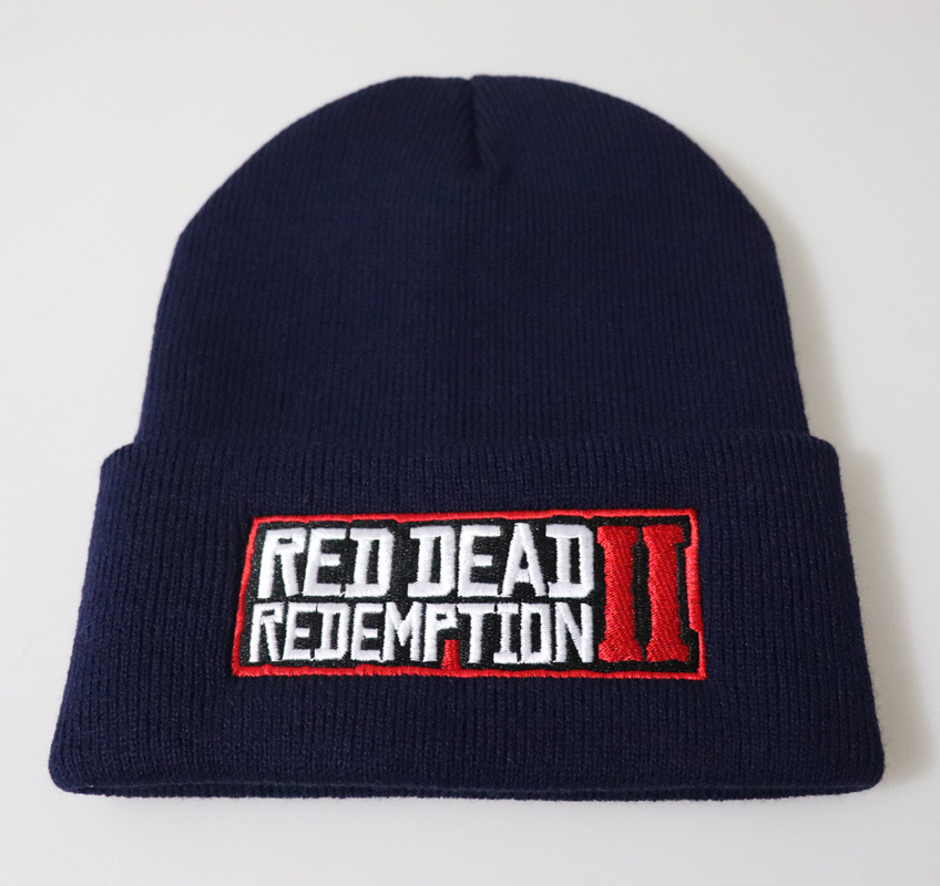 【wenfangdianpu】Red Dead Redemption 2 Beanie Knitted Embroidery Hat for ...