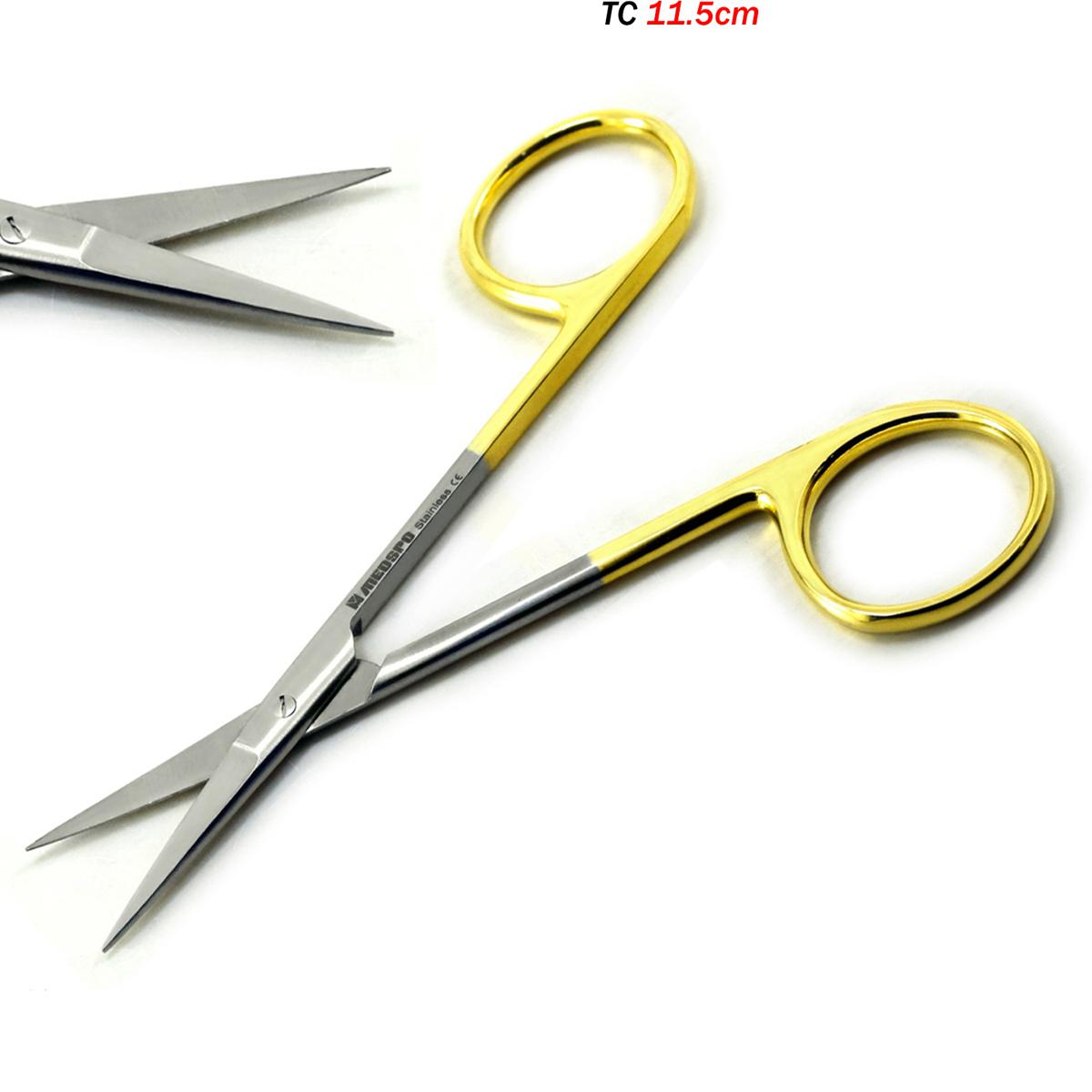 Premium Quality Dental Iris Scissors Straight TC Veterinary Surgical ...