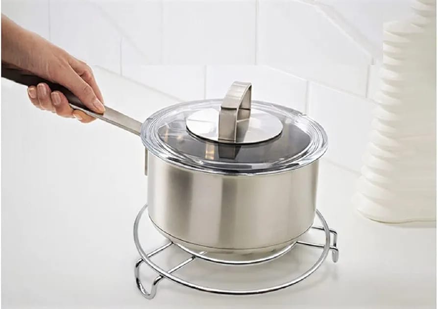 STAINLESS STEEL HEAVY HOT POT STAND | Daraz.pk