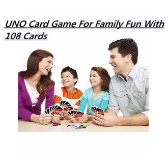 Uno Cards Family Game (Pack of 108 Pcs) | Daraz.pk