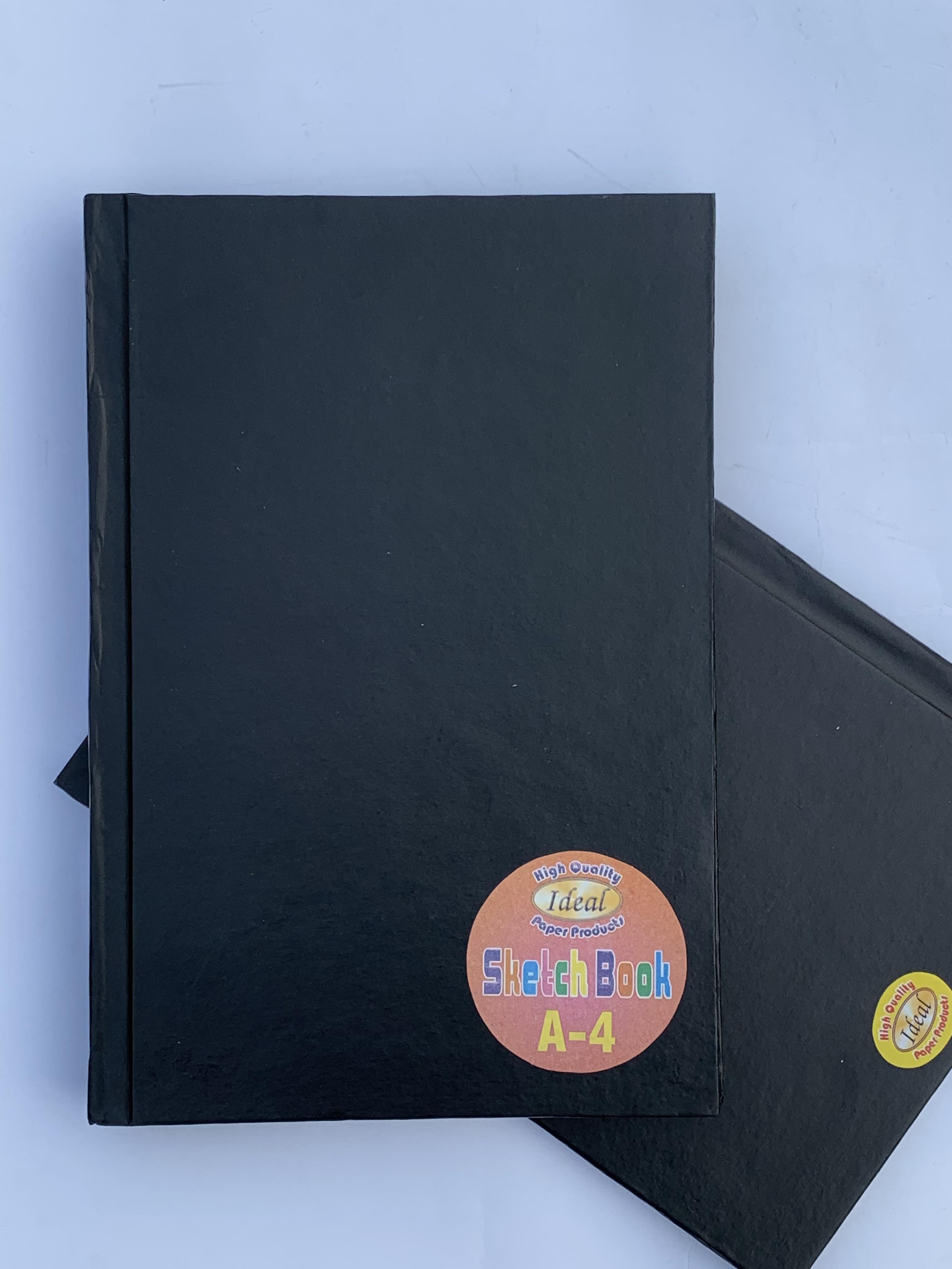 Hard Bind Sketch Book - A4 & A5 Size - 130g Paper (Black Color Only ...
