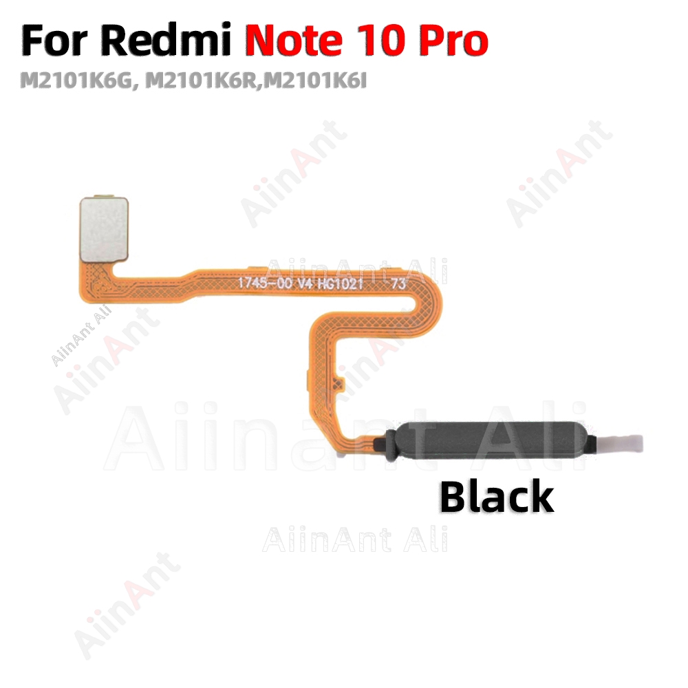Home Side Power Button Touch ID Fingerprint Sensor Finger Scanner Flex Cable For Xiaomi Redmi ...