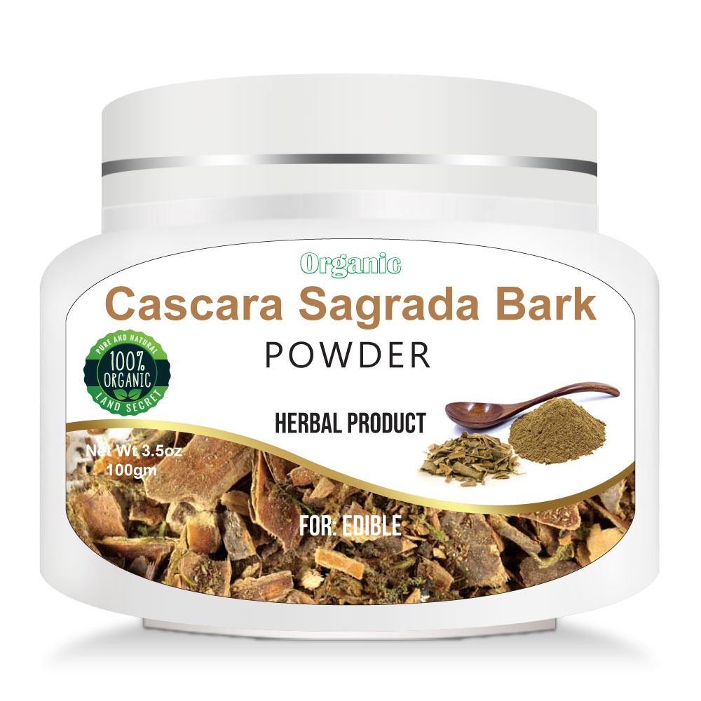 Cascara Sagrada Bark Powder - Natural Colon Cleanse and Stool Softener ...