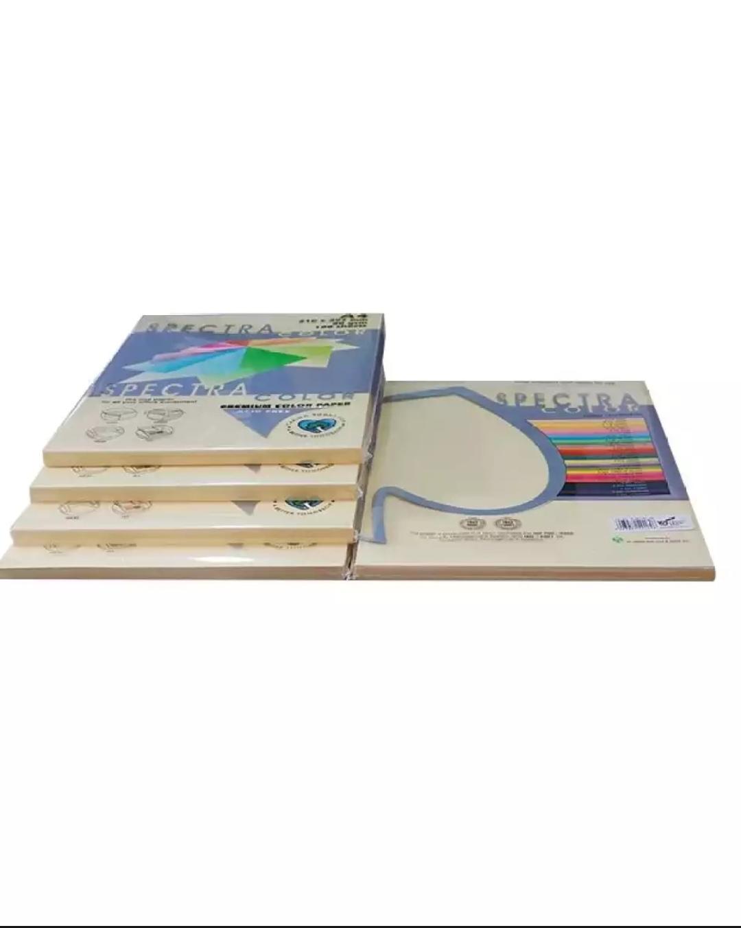 Spectra IT100 80Gram IVORY Colour Paper A4 Size Cyber HP Pack Of 100 ...