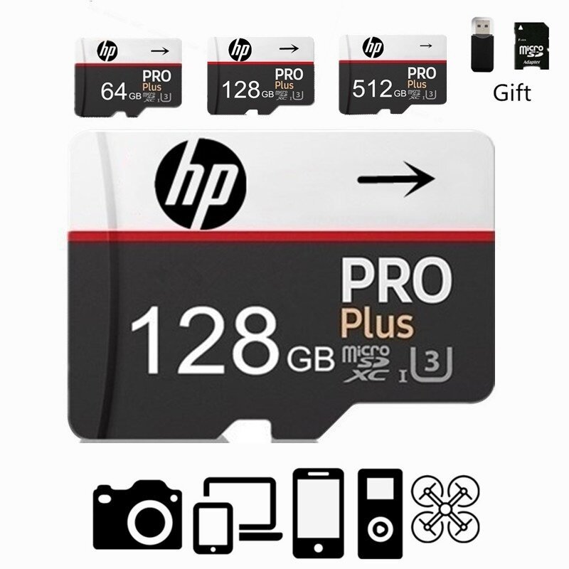【COD+Ready Stock + FREE Shipping 】HP Memory Card TF card 1TB 512GB ...