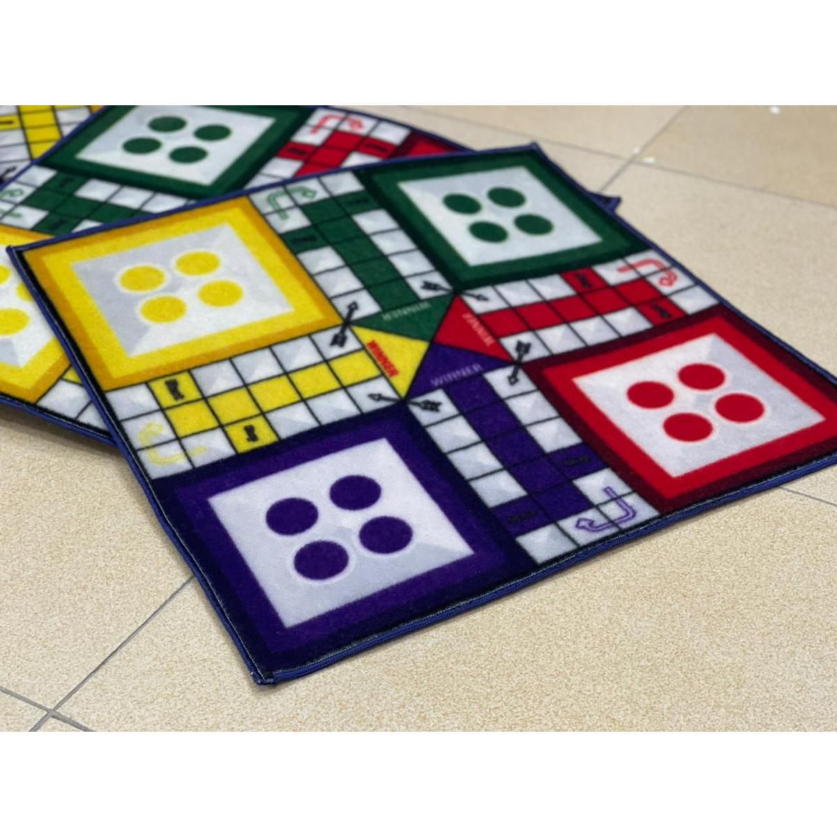 Ludo Matt Carpet Game_Ludo Game _ Ludo Carpet Large Size 2x2 Ft with ...