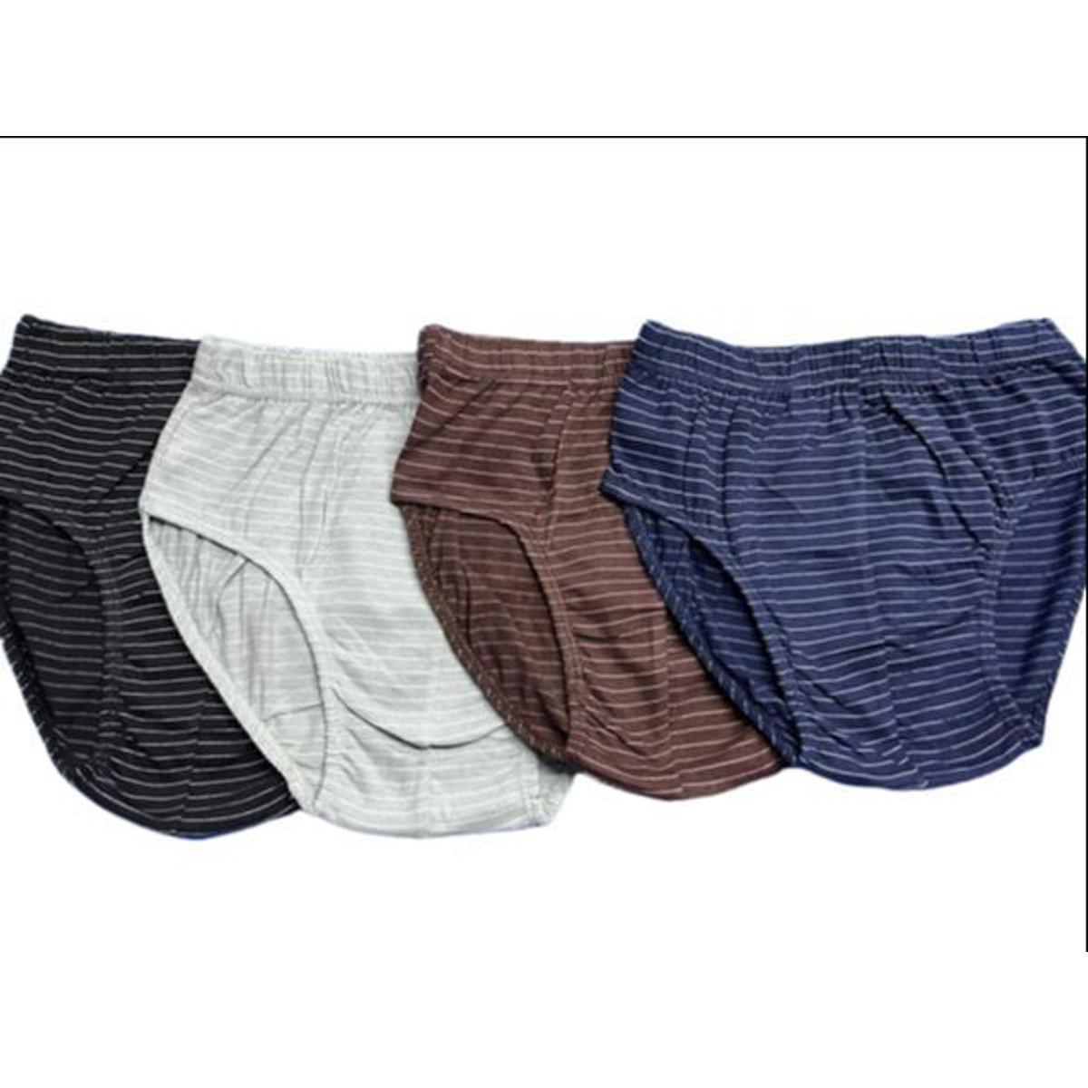 JAGUAR Lining Underwear For Men - Pack of 4 - 100% Cotton - Different ...