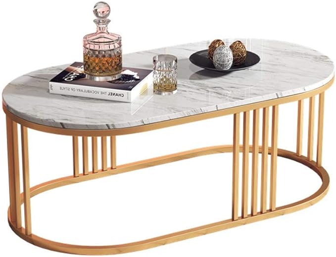 Coffee Table/Side Table/End Table ,Coffee Table Nordic Oval White ...