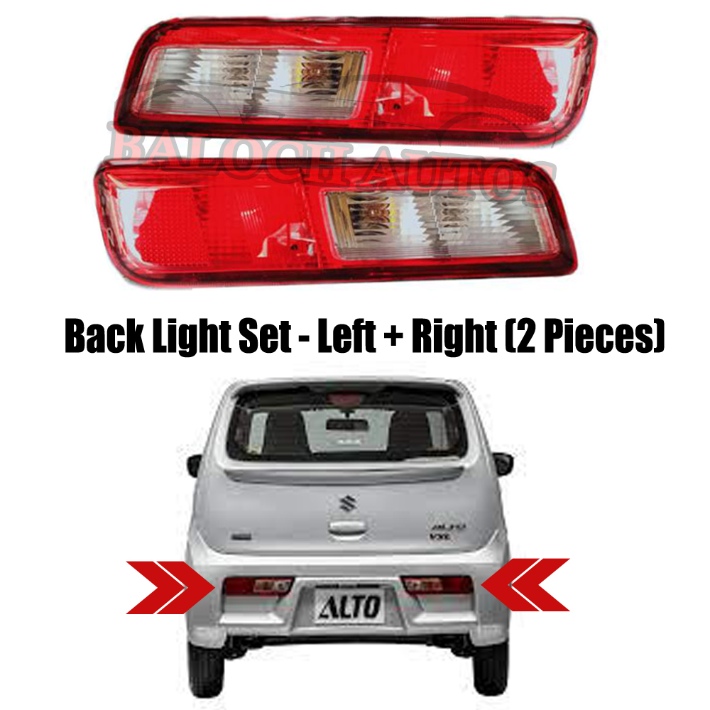 Suzuki Alto 660 cc (New Shape) Back Light Set - Complete Back Light ...