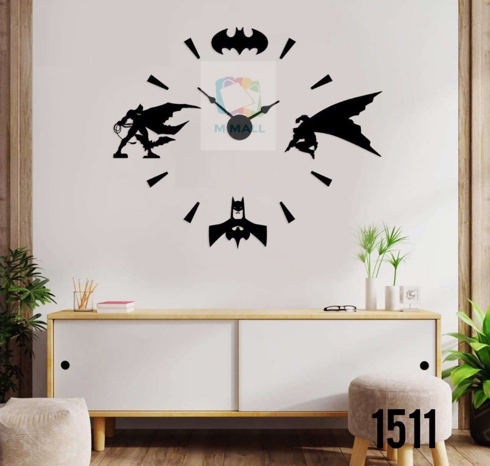Good time Batman Wall Clock, Batman Swinging Wings, Clock for Boys Room ...