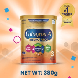 Enfa Enfagrow A+ Stage 3 Baby Formula Milk Powder 1 to 10 Years - 380 ...