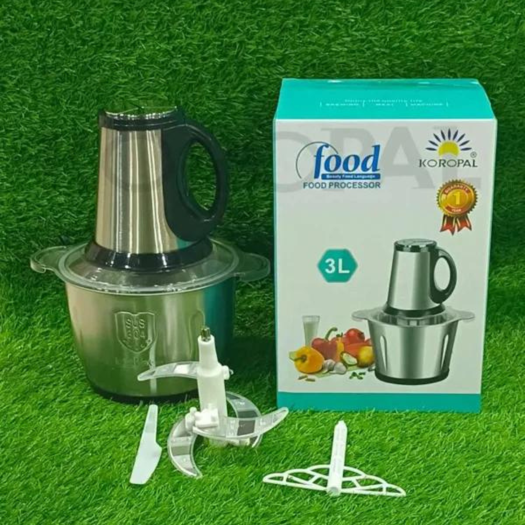 Electric Meat Chopper - Meats Grinder - Stainless steel Meat blender 3 Liter - Meat Chopper with ...