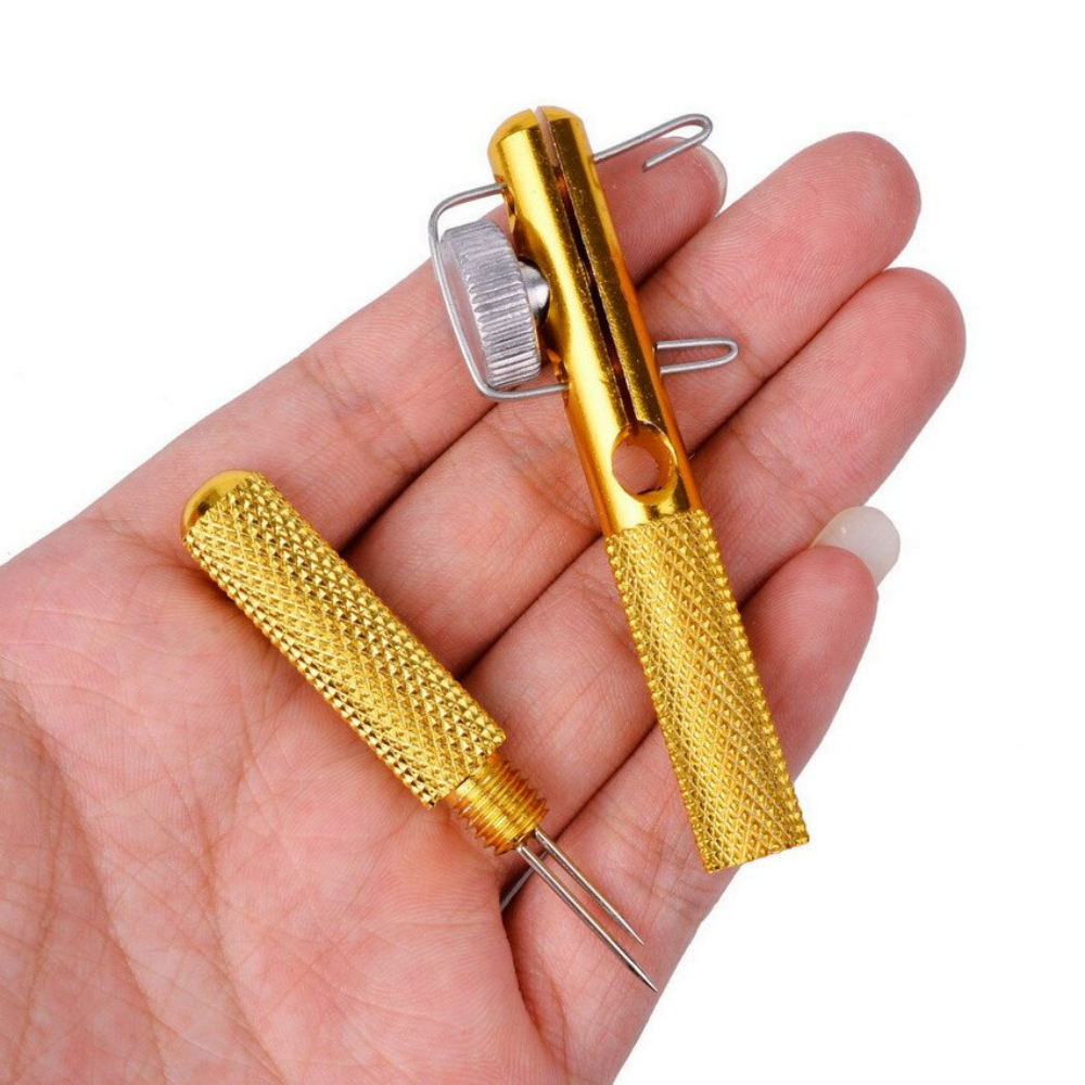 Full Metal Fishing Hook Knotting Tool Tie Hook Loop Making Device ...