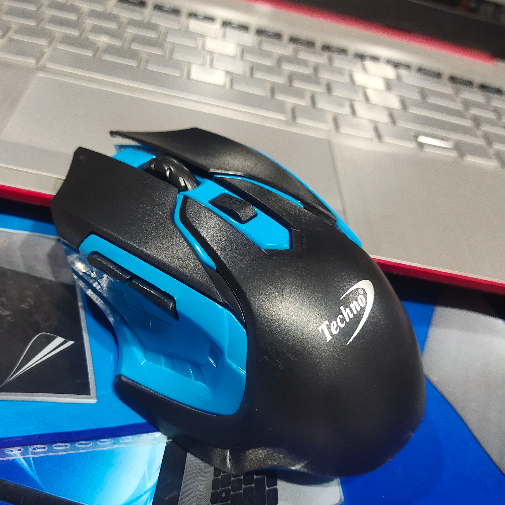 Techno Wireless Mouse 2.4G Wireless Gaming Optical Mouse With USB ...