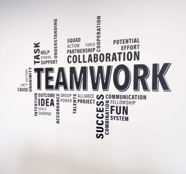 WallsArt Store Teamwork Wall Decal, Teamwork Decal, Office Wall Art ...
