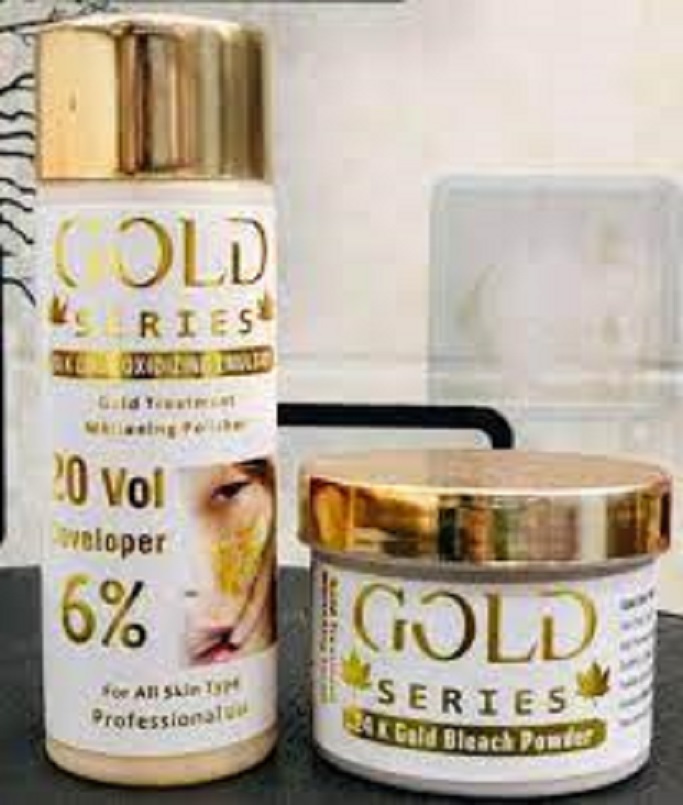 Professional Use Gold Series 24k Gold Oxidizing Emulsion and 24k Gold ...