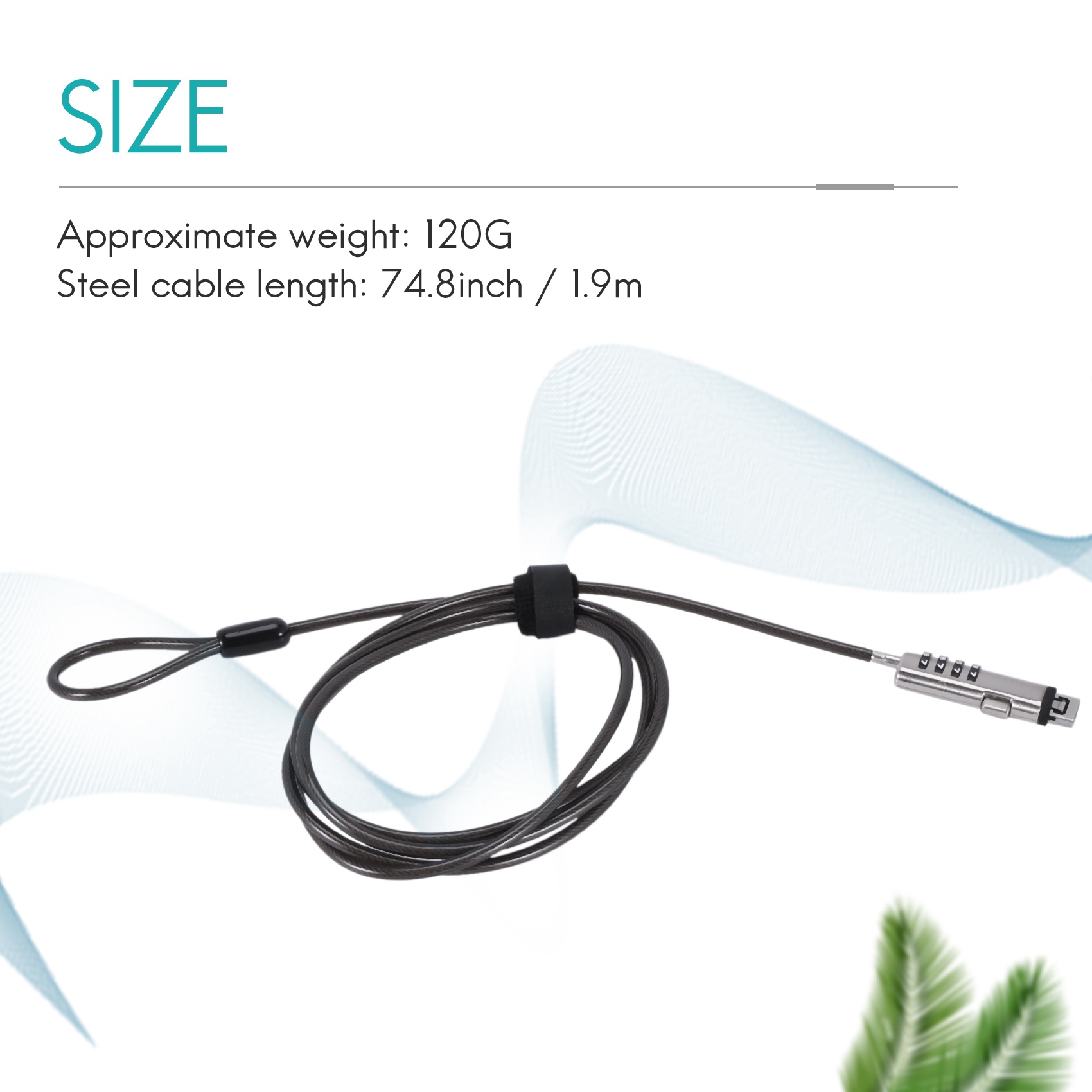 Security USB Password Anti-Theft Lock, for Laptop, Tablet, Projector ...