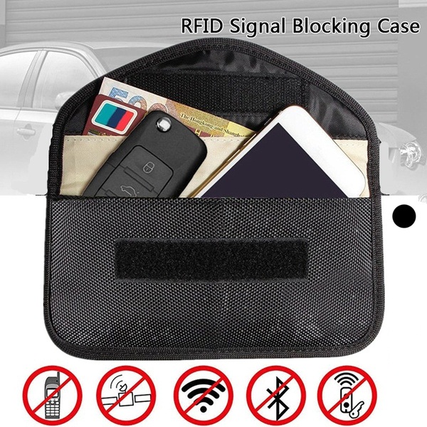 Faraday Bags for Car Keys and Cell Phone, Signal Blocking Key Pouch ...