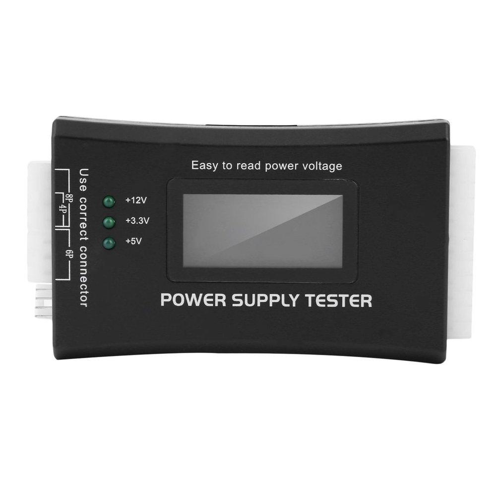 TE Computer PC Power Supply Tester Checker 20/24 pin 4 SATA HDD ATX BTX ...