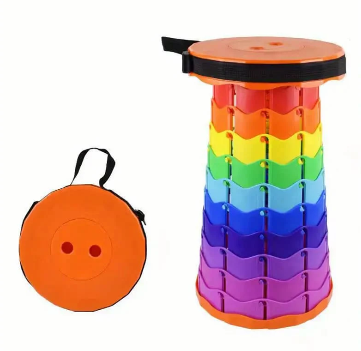 Mini Stool Lightweight Portable Telescoping Folding Stool For Camping ...