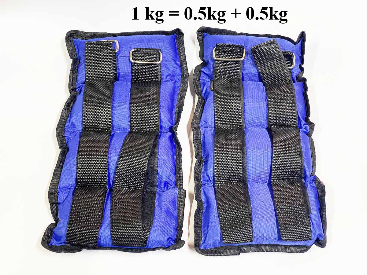 0.5 KG Ankle Weights Adjustable Leg Weight Strap Running Gym - 1 Pair ...