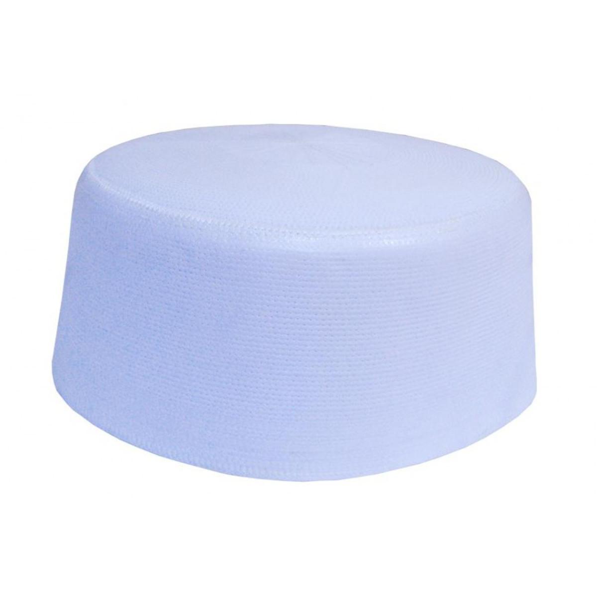White Color Plain Tableeghi Namaz Topi Prayer Cap | Daraz.pk