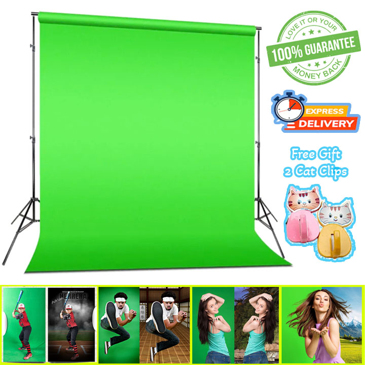 Chromakey Green Screen Studio Backdrop Ultra Key Green Chroma key Video ...