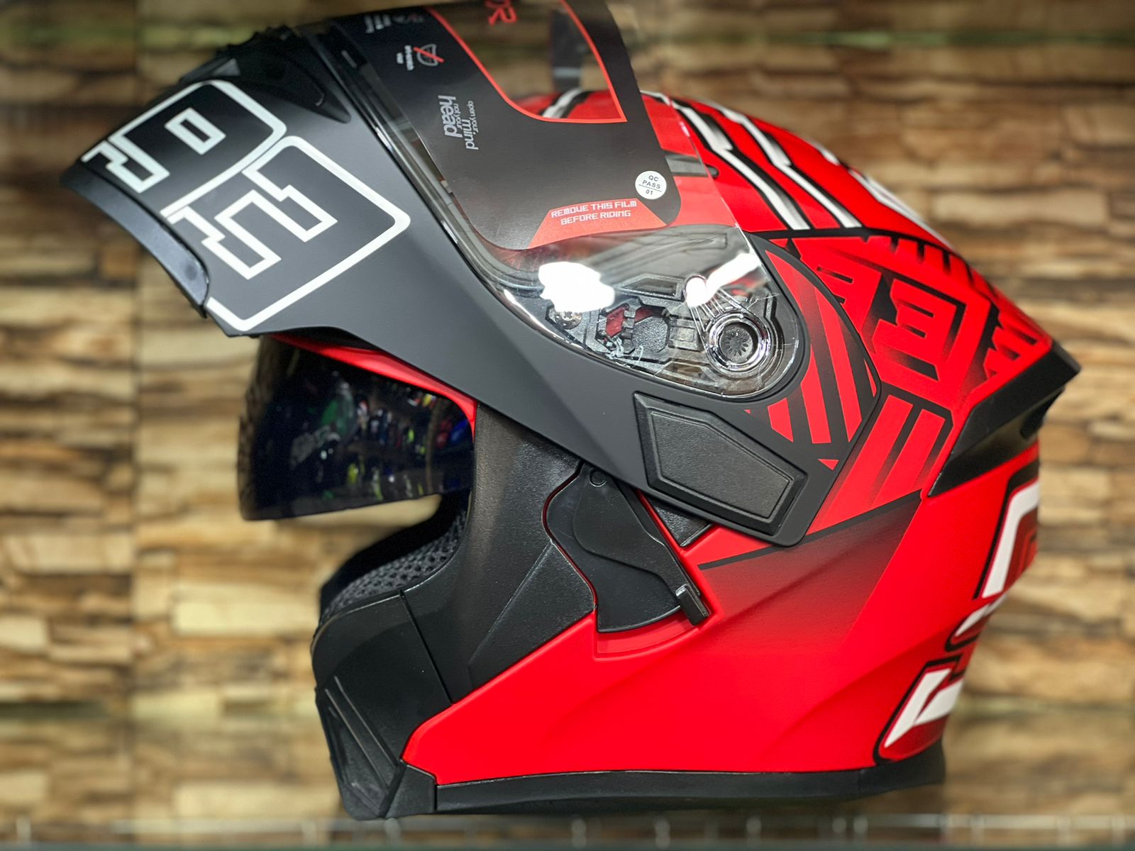 HELMET VECTOR VT-254 FLIPUP - DOUBLE VISOR - DOT APPROVED | Daraz.pk