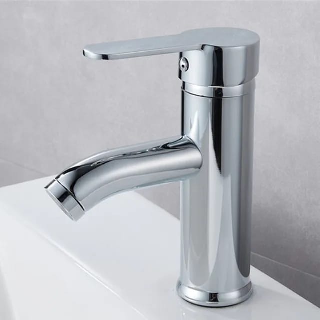 Basin Faucet Mixer Tap Hot & Cold Italian Design ABS Plastic Chrome ...