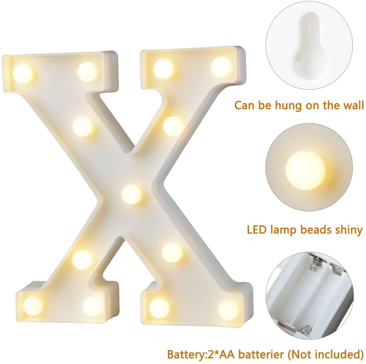 LED Letters / LED Alphabets Battery Operated – All LED Letters (A TO Z ...