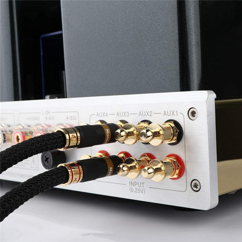 8Pcs Socket Cover Cap Gold Plated RCA Cap Plug Short-Circuit Socket ...