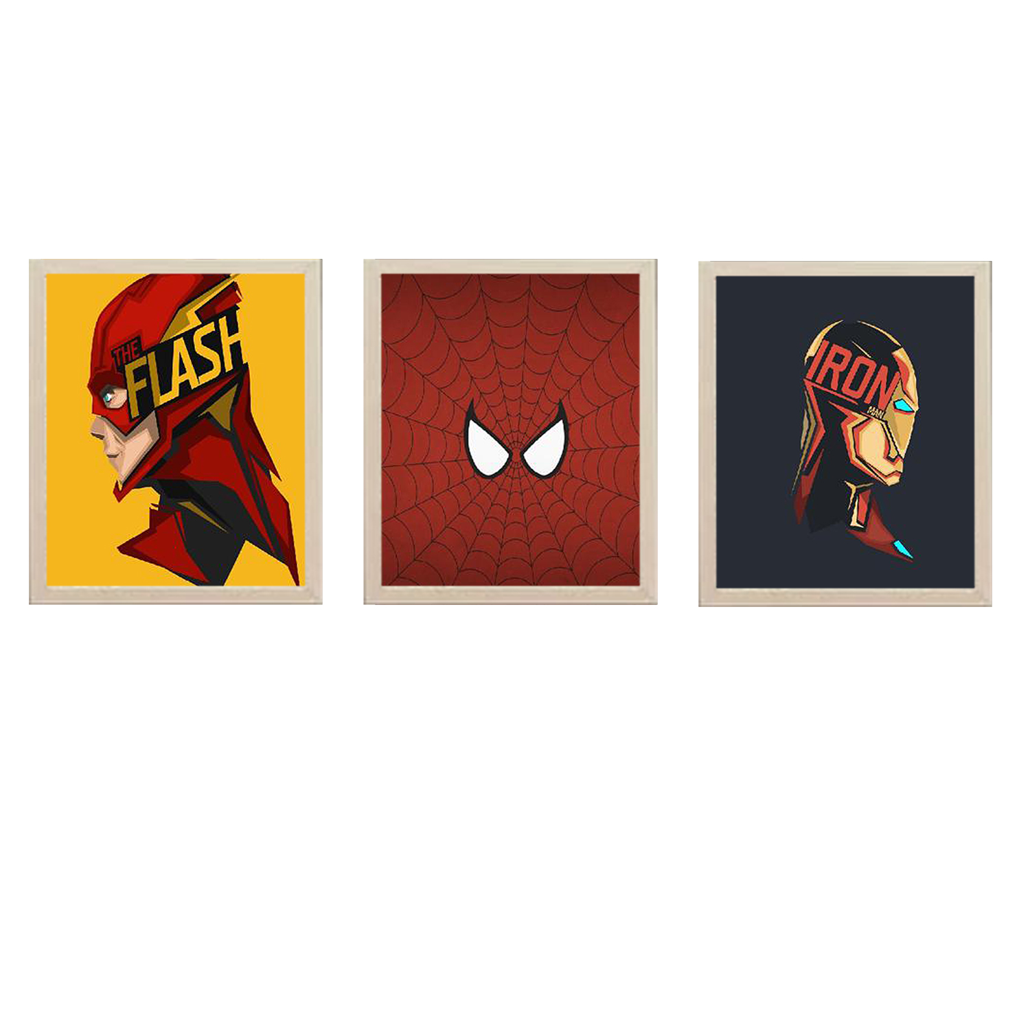 Photo Frame Glass Front Comic Characters Photo Picture Frames 8x10 3 ...