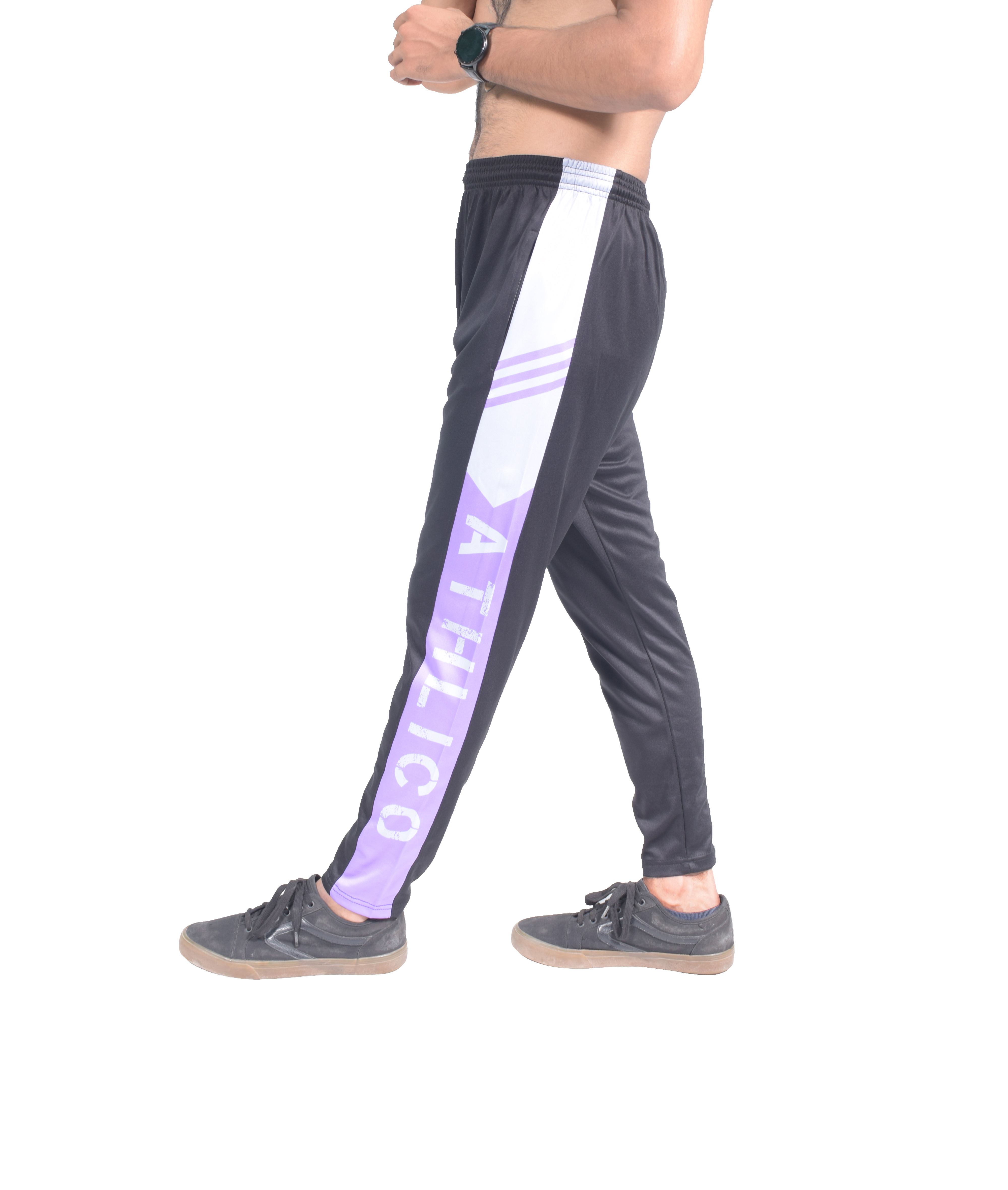 Men Summer Trouser with side sublimation panel new edition | Daraz.pk